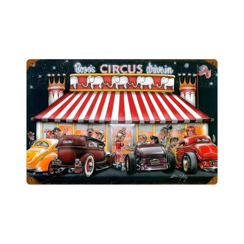 Circus Drive In Vintage Sign – Pasttime Signs