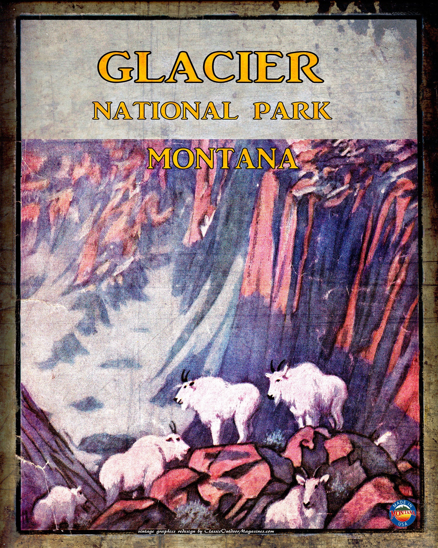 COM314 - NU GLACIER GOATS – Pasttime Signs