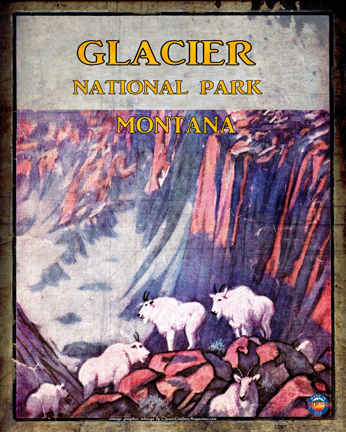 COM314 - NU GLACIER GOATS – Pasttime Signs