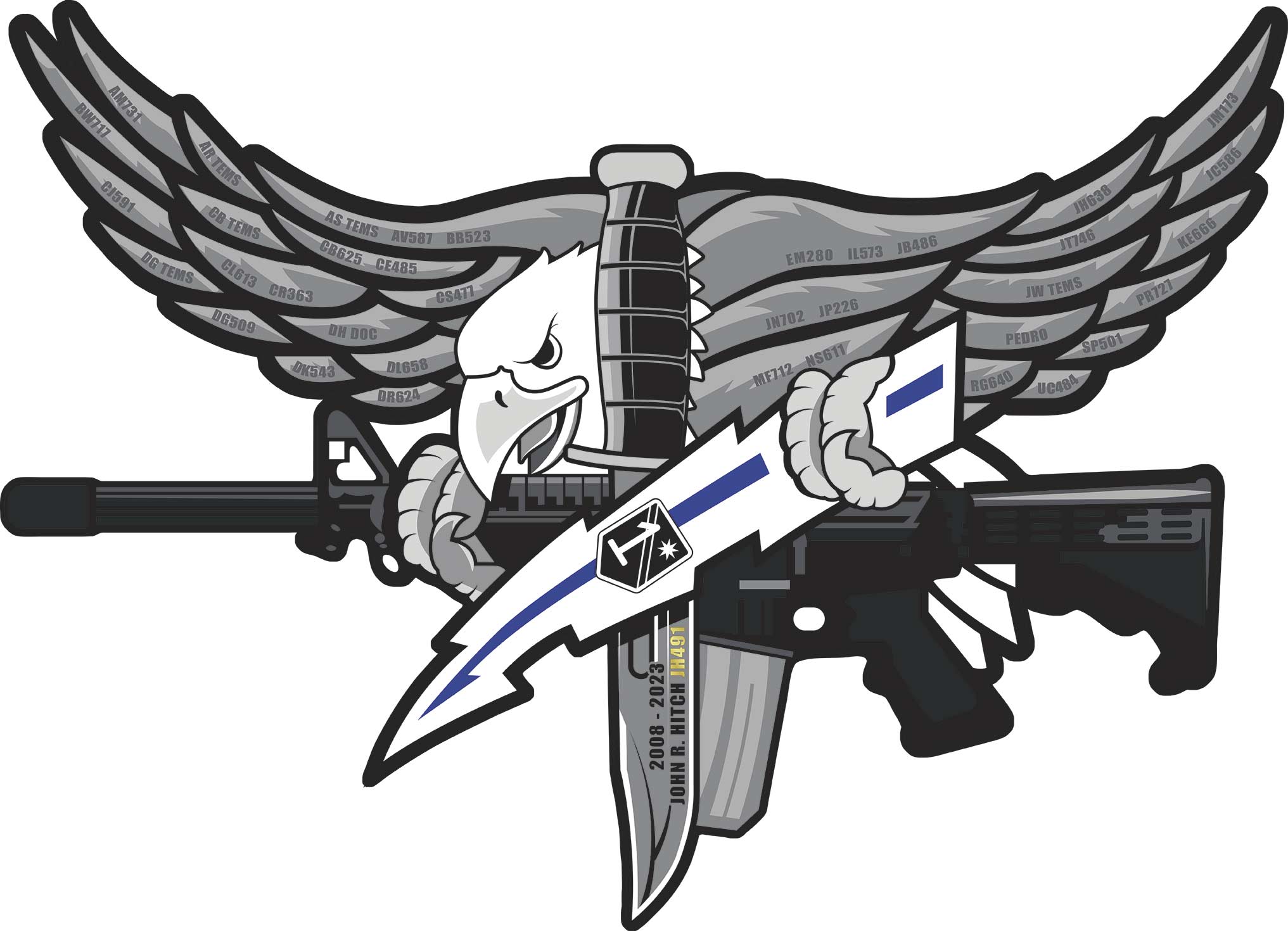 RIN230 - RA1783 CARSON CITY SHERIFF OFFICE SWAT - PLASMA – Pasttime Signs
