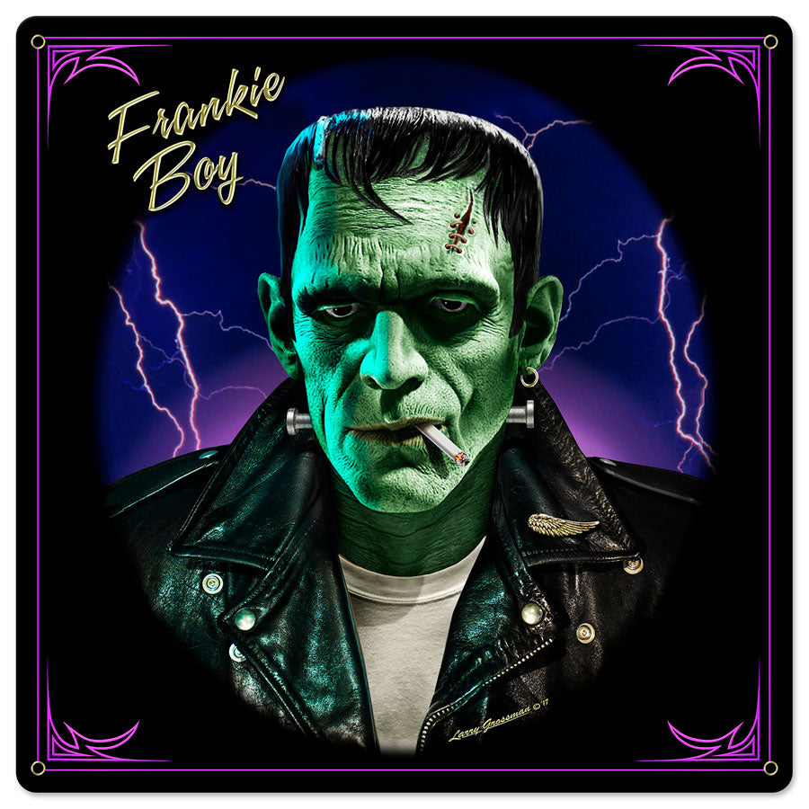 LG821 - Frankie Boy Vintage Sign 24x24 by Larry Grossman – Pasttime Signs