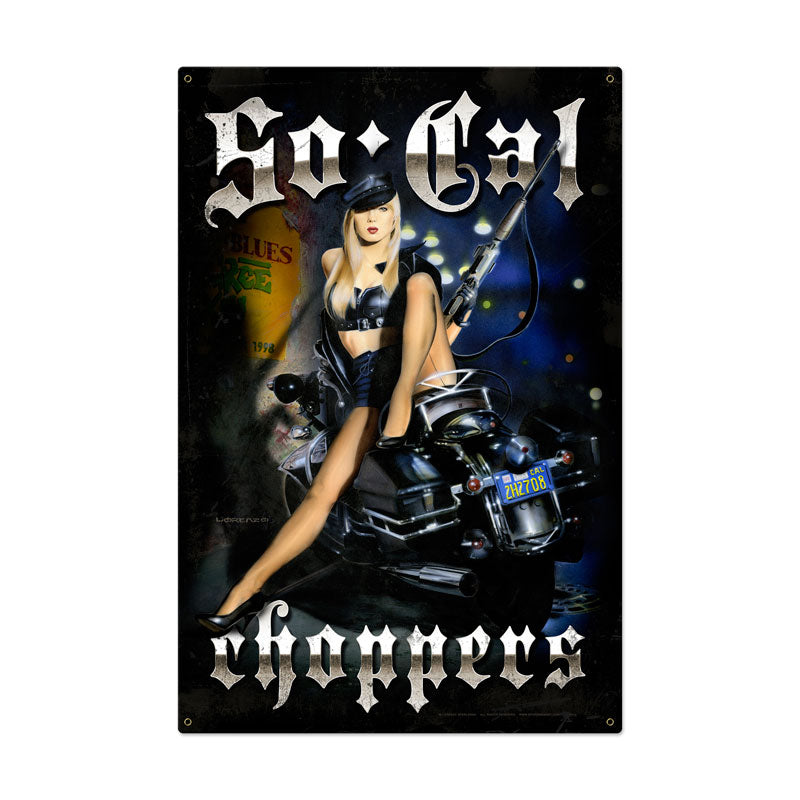 LOR012 - So Cal Choppers Vintage Sign – Pasttime Signs