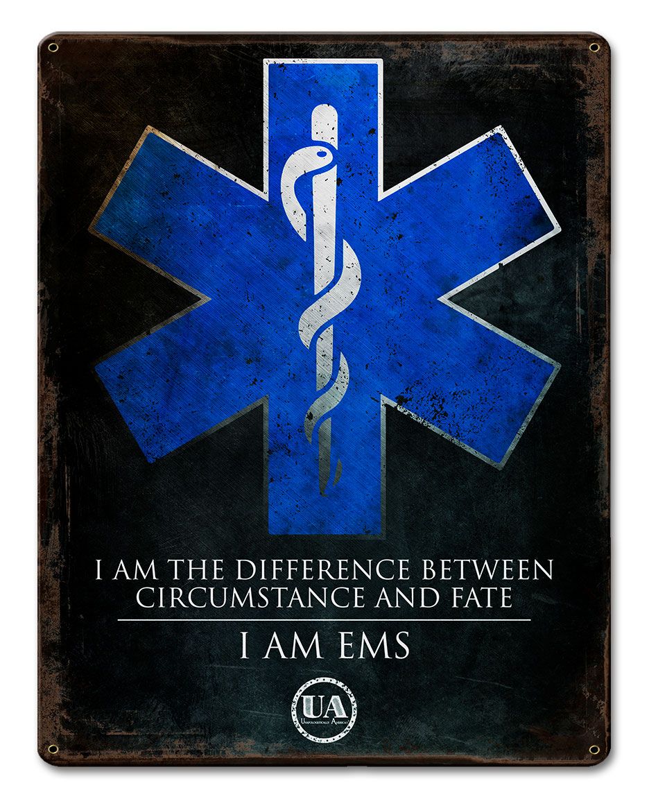 NR410 - I AM EMS – Pasttime Signs