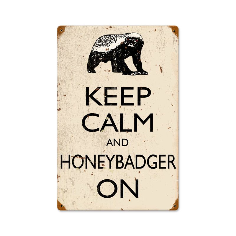 PTS234 - Honey Badger Vintage Sign – Pasttime Signs