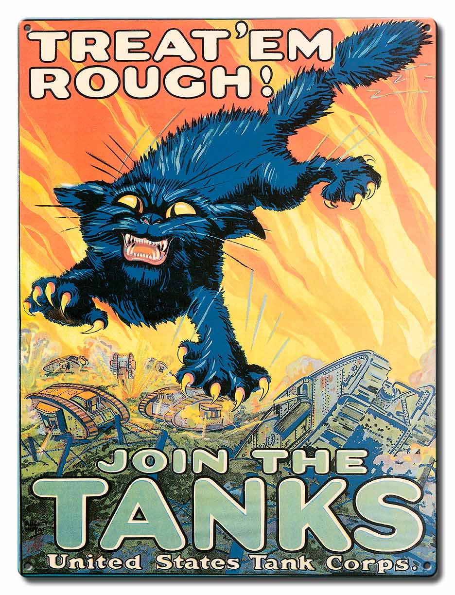 PTSB066 - Join The Tanks Vintage Sign – Pasttime Signs