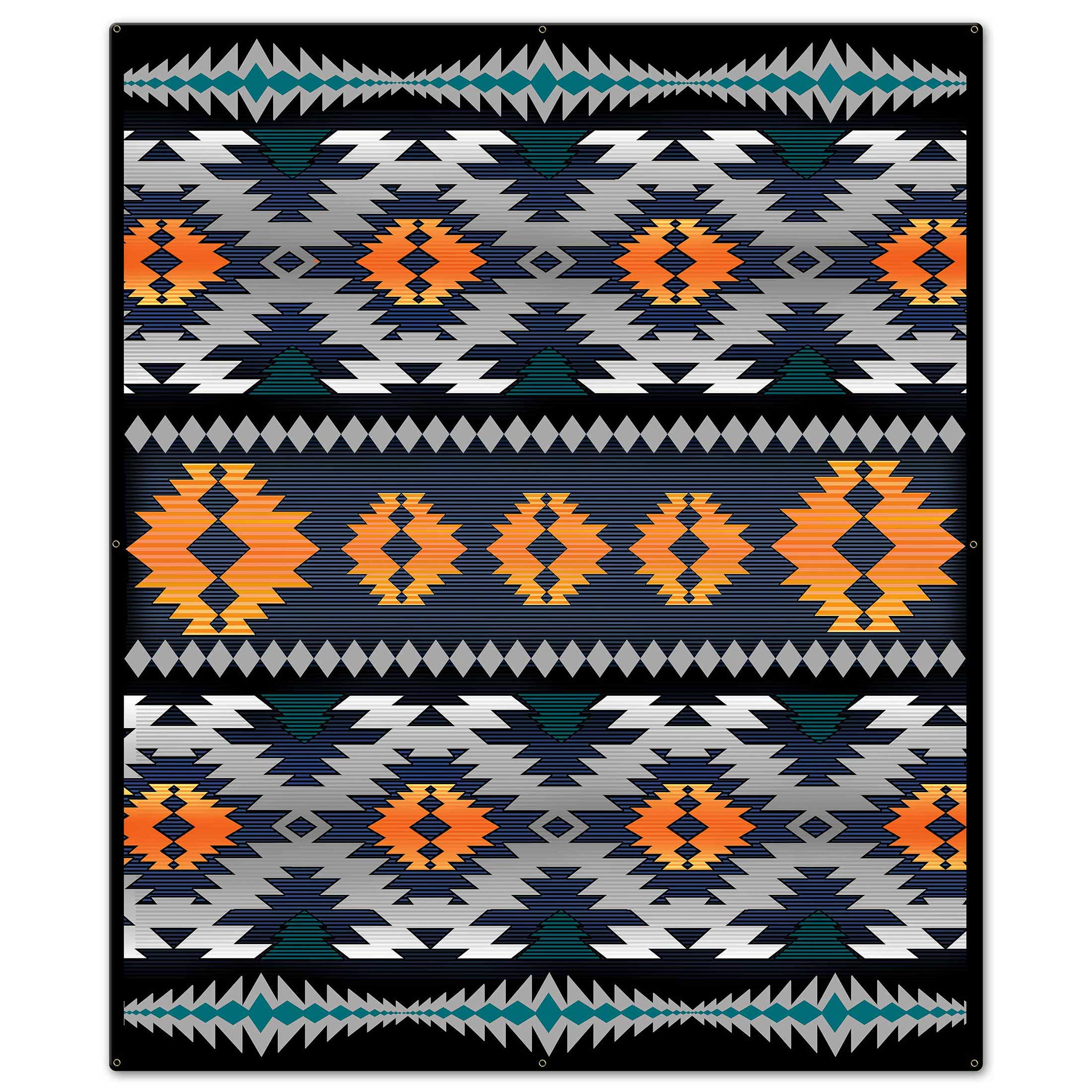 SM937 - Orange Blanket Look 30 x 36 Custom Shape – Pasttime Signs