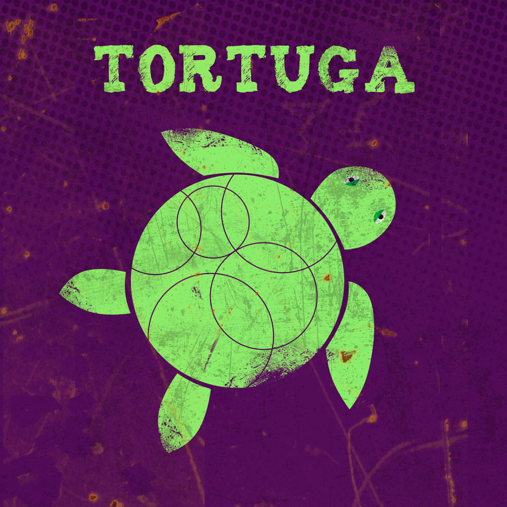 SOCA620 - 12 X 12 VINTAGE SIGN - TURTLE – Pasttime Signs