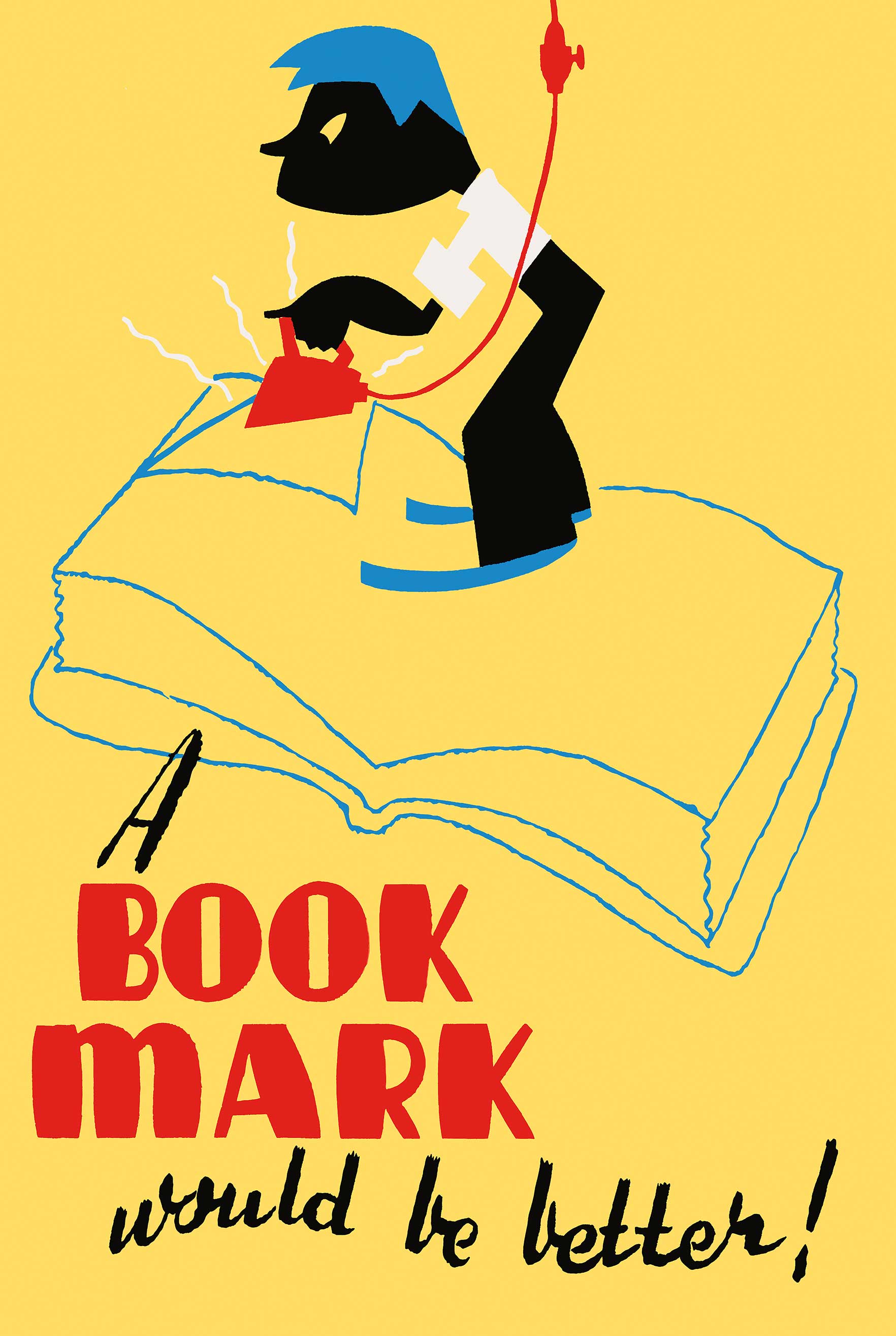 VTG262 - Book Mark Vintage Metal Sign – Pasttime Signs